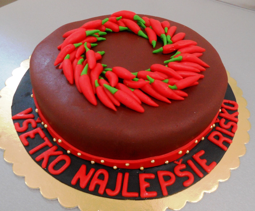 Torta Čili papričky | iCukraren.sk