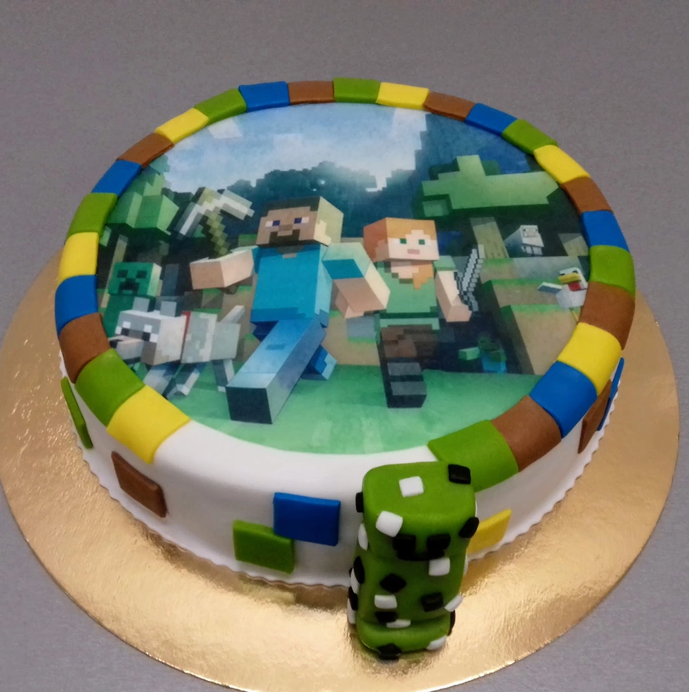 Torta Minecraft | iCukraren.sk