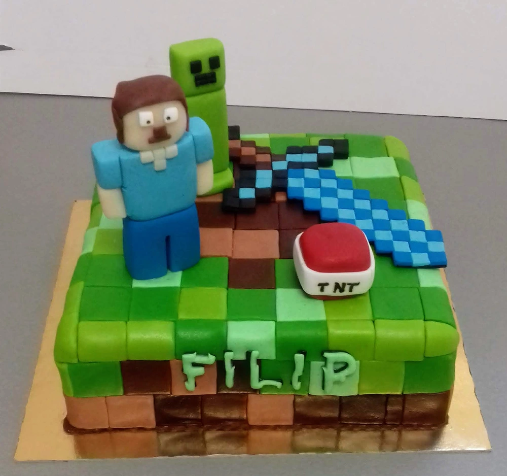 Torta Minecraft | iCukraren.sk